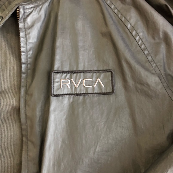 RVCA | Jackets & Coats | Rvca Windbreaker Motorcycle Style Jacket ...